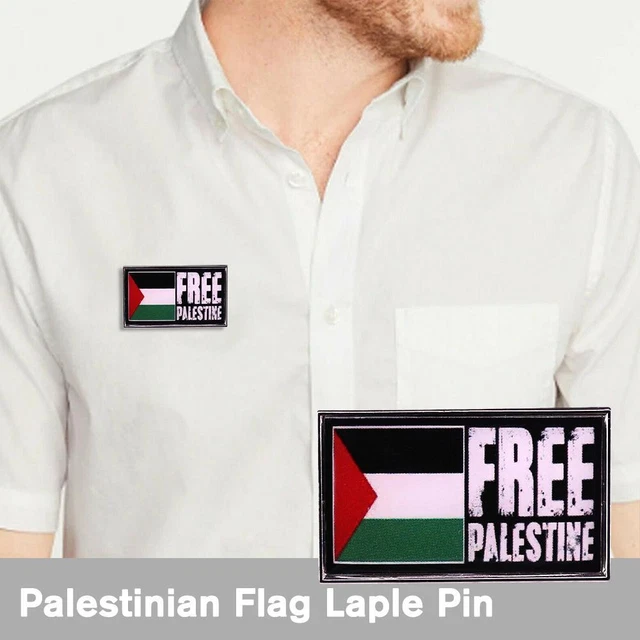 PALESTINE PALESTINIAN FLAG Pin Badge Lapel Free Palestine 1X Brooch ... PALESTINE PALESTINIAN FLAG Pin Badge Lapel Free Palestine 1X Brooch ...