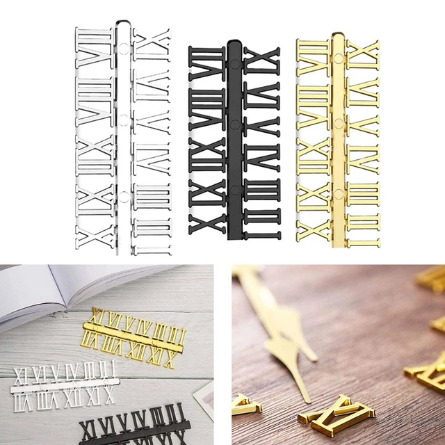 ROMAN DIGITAL ARABIC Numbers DIY Clock Numerals Kit for Personalized Design £4.81 - PicClick UK