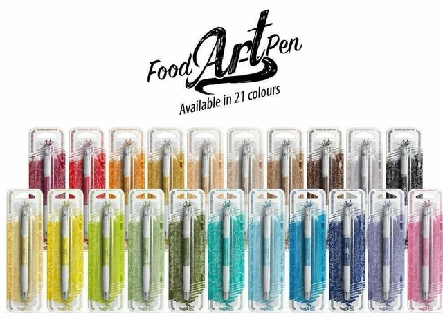 RAINBOW DUST PROFESSIONAL Cake Decorating Food Art Pen Double Ended ...