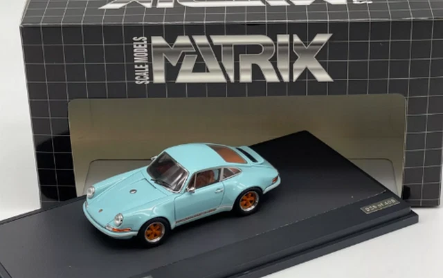 PORSCHE 911 coupé Singer Gulf Blue Matrix 1/43 MX41607-081 neuve en ...