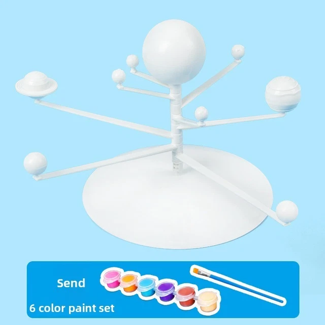 SOLAR SYSTEM EDUCATIONAL Model Kit For Kids Science Diy Physics ...
