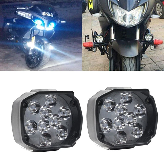 BOUTON INTERRUPTEUR LED Feu Moto Phare avec Interrupteur 2pcs LED Léger ...