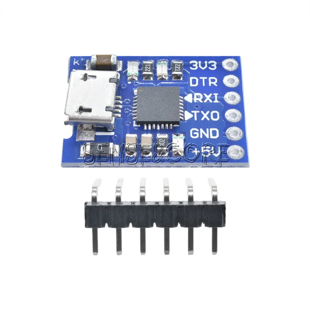 CP2102 MICRO USB to UART TTL 6Pin Serial Converter STC Module Replace ...