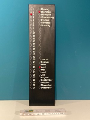 ETERNAL CALENDAR DESIGN U. HAU MAGNETS 1980s POSTMODERN DESIGN £190.01 ...