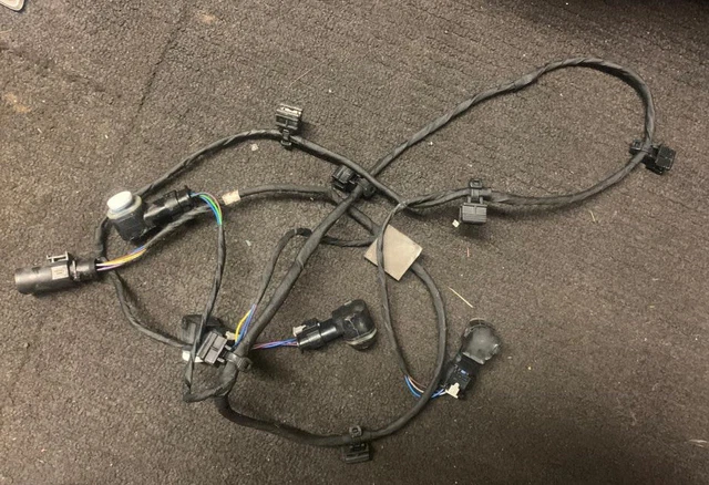 VW POLO 6C 2014-2018 Front Bumper Parking Sensors & Wiring Loom Lc9A ...