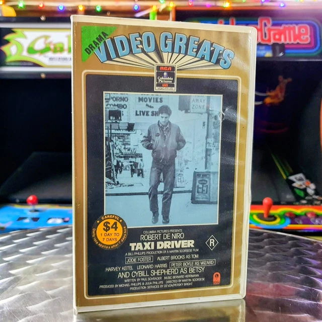 TAXI DRIVER - Robert De Niro - VHS Movie Big Box Ex Rental RARE $69.00 ...