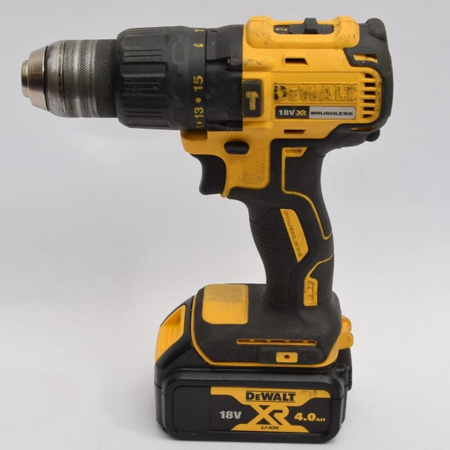 DEWALT DCD778 18V XR Cordless Drill Driver Body with 4Ah Battery (U) £ ...