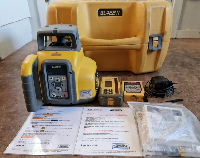 TRIMBLE SPECTRA PRECISION GL422N Dual Grade Laser, HL760 Receiver ...