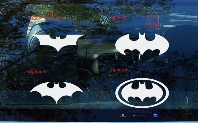 BATMAN STICKER VINYL Logo Decal Dark Knight Evolution Laptop Car Boat ...
