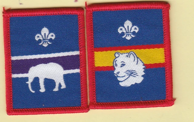 BOY SCOUT BADGES SCOUT PATROL emblems ELEPHANT+ LEOPARD £1.00 - PicClick UK