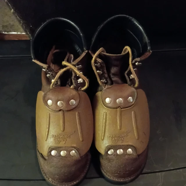 RED WING MET Guard Work Boots Men's 8 AS IS no return for any reason £ ...