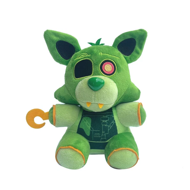 FIVE NIGHTS AT Freddys FNAF Radioactive Foxy Plush Green £14.49 ...