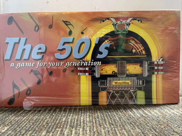 THE 50'S A Game for Your Generation Board Game *NEW IN PLASTIC!!!! £44. ...