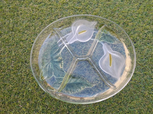 1 ASSIETTE À compartiment Cristal D Arques Luminarc Decor Arum Arome ...