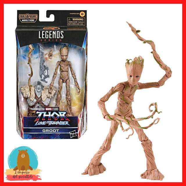 MARVEL LEGENDS SERIES GROOT action figure hasbro personaggi thor love ...