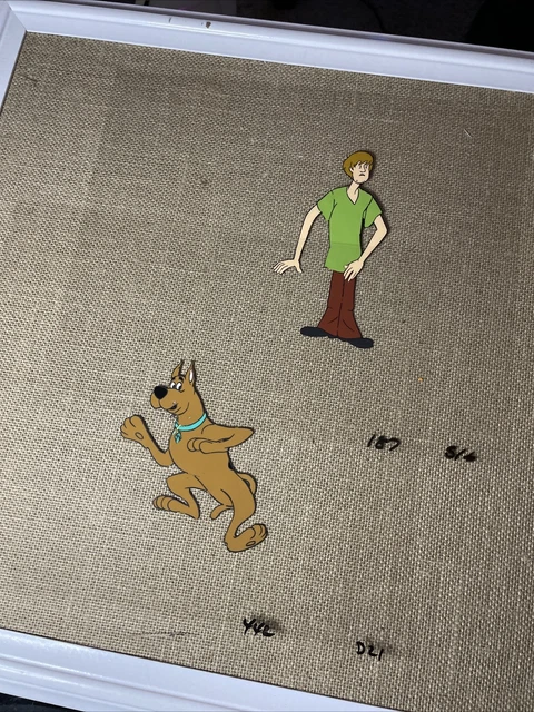 SCOOBY-DOO ANIMATION CEL 1972 Vintage Cartoons Production Art HANNA ...
