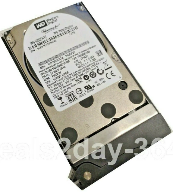 WESTERN DIGITAL WD1000CHTZ 1TB Velociraptor SATA 10K RPM SFF 2.5" HDD ...
