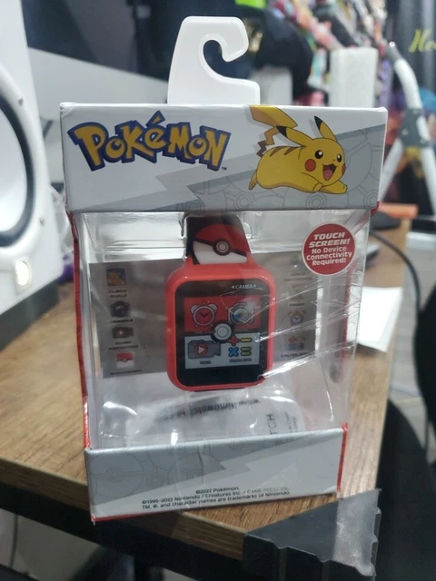 OROLOGIO INTERATTIVO POKÉMON, Touch Screen, Fotocamera, Pikachu, 6+, Nuovo con Custodia EUR 27 ...