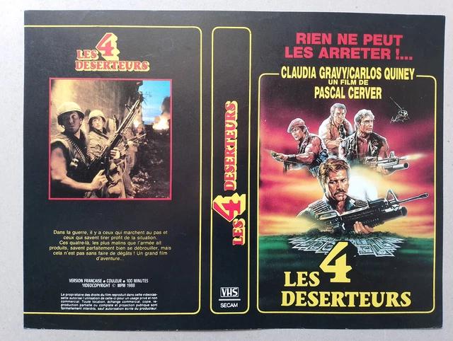 JAQUETTE VHS - Les 4 Deserteurs - Vhs Sleeve EUR 5,00 - PicClick FR
