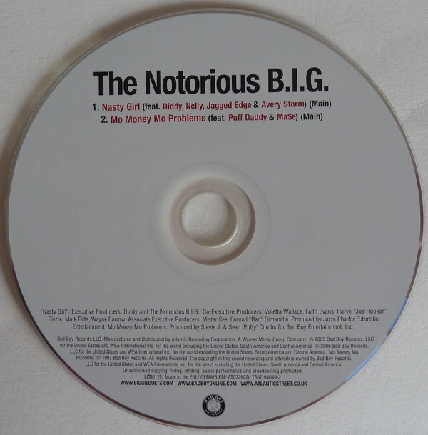 NOTORIOUS B.I.G. FEAT. P. Diddy, Nelly, Jagged Edge & Avery Storm ...