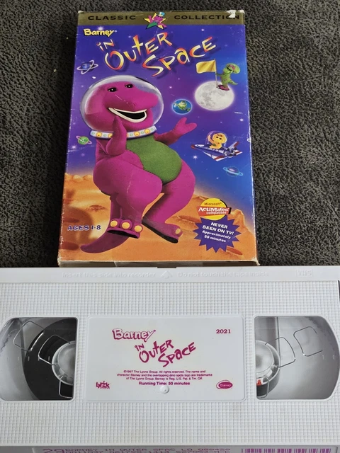 BARNEY’S IN OUTER Space VHS Video Tape Classic Collection Sing RARE ...