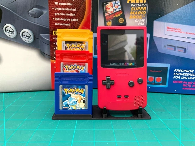 GAMEBOY CONSOLE DISPLAY Stand Advance SP Game Boy Nintendo GBA Cart GBC ...
