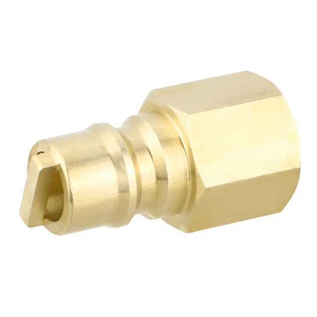 PROPANE SHUTOFF VALVE Connector Air Coupler Compressor Fittings NEW BBQ ...