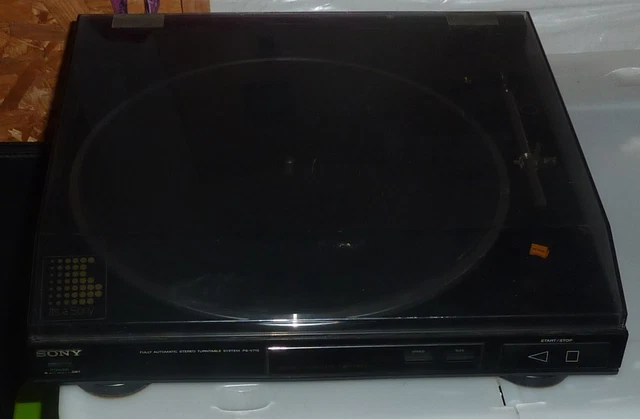 SONY RECORD PLAYER / Turntable, PS-V715, some wear & tear, 80's Retro £ ...