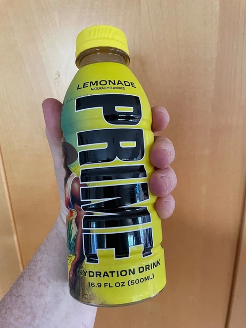 PRIME HYDRATION LEMONADE x1 VENICE BEACH LIMITED EDITION 500ML 10,000 ...