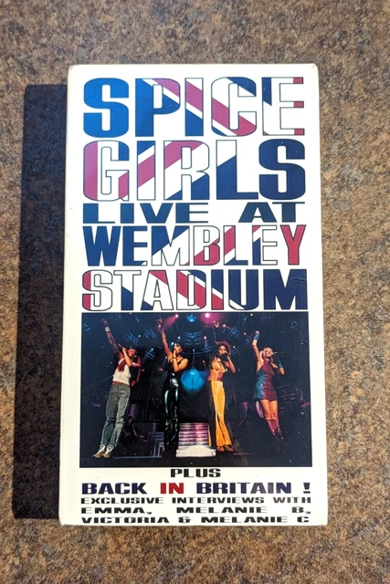 SPICE GIRLS LIVE at Wembley Stadium (VHS, 1998) BRAND NEW/SEALED pop UK ...
