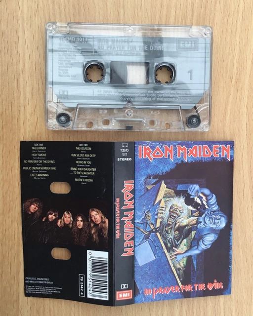 🌟IRON MAIDEN🌟CASSETTE ALBUM🌟NO Prayer🌟Hard Rock🌟Heavy Metal🌟Uk🇬🇧Seller ...