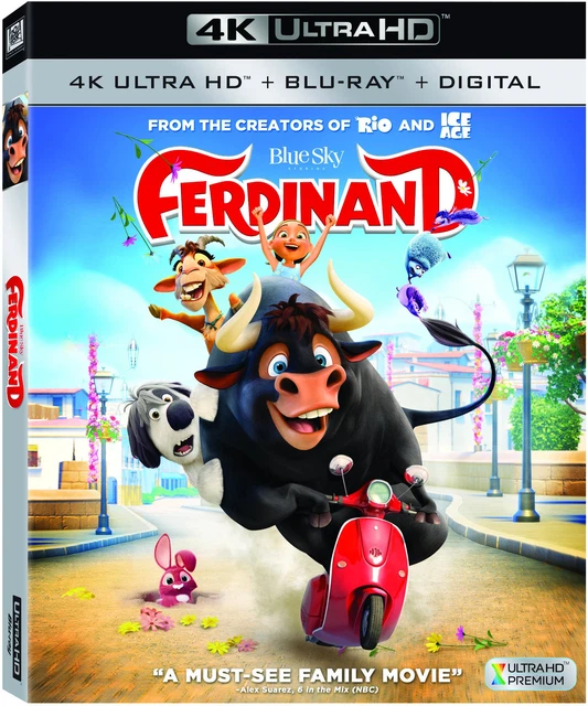 FERDINAND (4K UHD Blu-ray) John Cena Kate McKinnon Anthony Anderson EUR ...