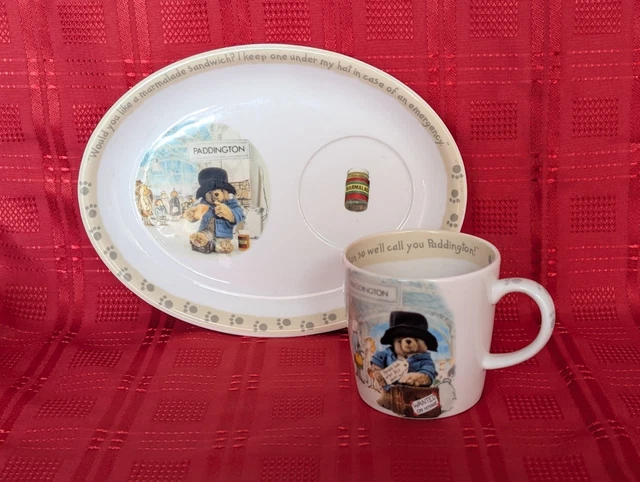 RARE SPODE 2011 Paddington Bear Mug and Plate Breakfast Snack Set £42. ...