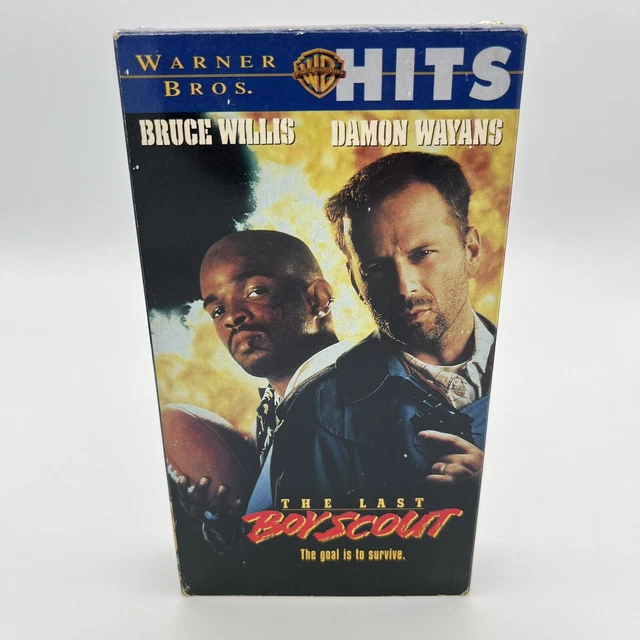 THE LAST BOY Scout VHS Bruce Willis Damon Wayans Warner Bros Hits Good ...