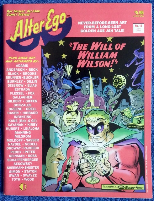ALTER EGO V3 #14 April 2002 - Justice Society! Lost art! Gardner Fox ...
