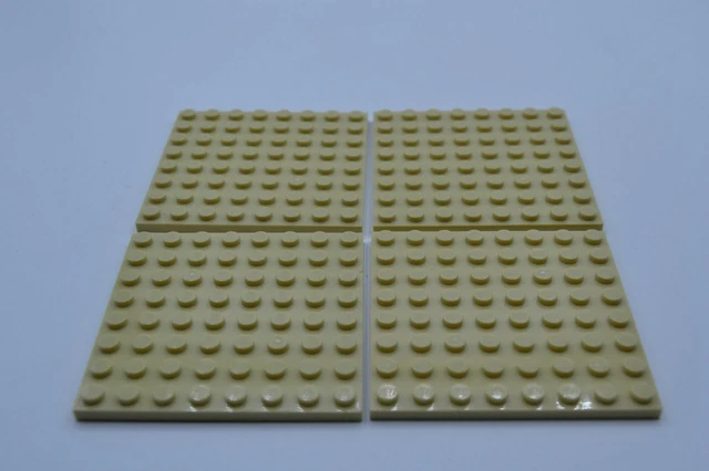 LEGO 4 X Plaque de Base 8x8 Beige Tan Basic Plateau 41539 4624223 EUR 3 ...