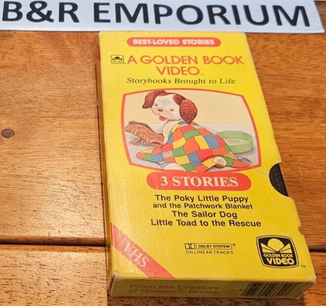 GOLDEN BOOK VIDEO 2-VHS Lot: 3 Best-Loved Stories + 3 Golden Bible ...