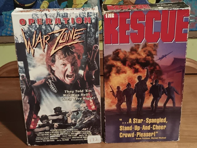 RARE ACTION VHS Lot(2) Operation War Zone(OOP) & Rescue £37.42 ...