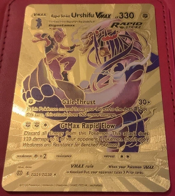 GOLD POKEMON CARD Rapid Strike Urshifu Collectable Pokemon Card £1.05 ...