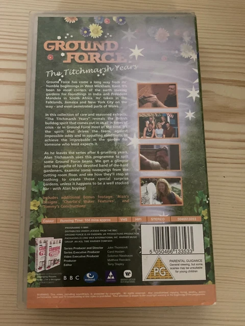 GROUND FORCE THE Titchmarsh Years VHS Video Tape £3.99 - PicClick UK