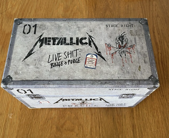 METALLICA LIVE SHIT Binge & Purge VHS CD Box Set With Booklet Pass ...