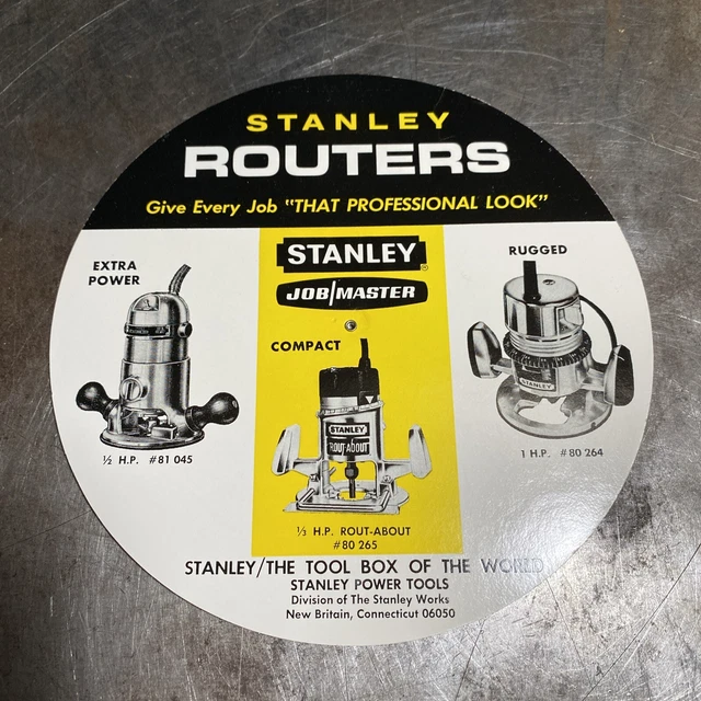 VINTAGE STANLEY ROUTER Bit Selection Guide For Stanley Routers $5.00 ...