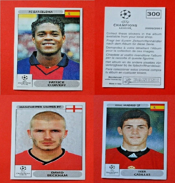 PANINI FUSSBALL CHAMPIONS League CL 2000/2001 00/01 Sticker einzeln aussuchen EUR 1,99 - PicClick DE