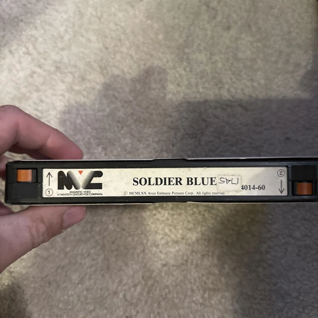 RARE SOLIDER BLUE V2000 Pre Cert VHS £10.78 - PicClick UK