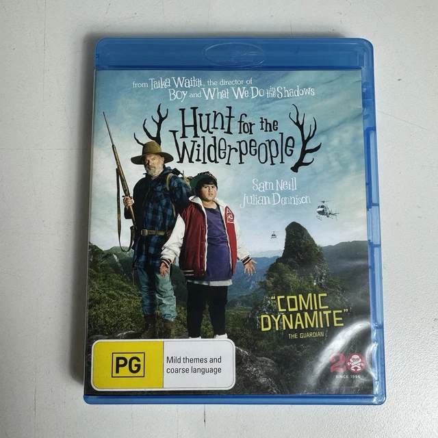 HUNT FOR THE Wilderpeople Blu Ray Sam Neil Julian Dennison Rima Te ...