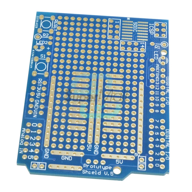 PROTOTYPE PCB FOR Arduino UNO R3 Shield Board DIY Combo 2mm+2.54mm ...
