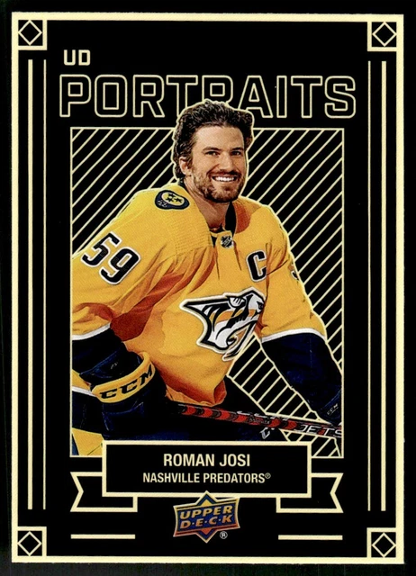 2022 23 Upper Deck Ud Portraits Roman Josi Nashville Predators P 10