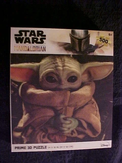STAR WARS THE Mandalorian Grogu Baby Yoda Disney+ 3D Puzzle 500Pcs ...