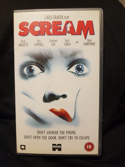 SCREAM -VHS VIDEO Tape .Horror £10.08 - PicClick UK