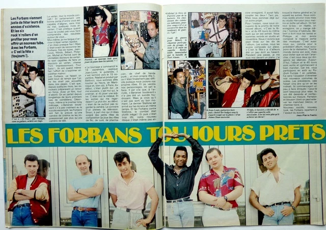 LES FORBANS = COUPURE DE PRESSE 2 PAGES 1986 / CLIPPING (années 80) EUR 5,00 - PicClick FR